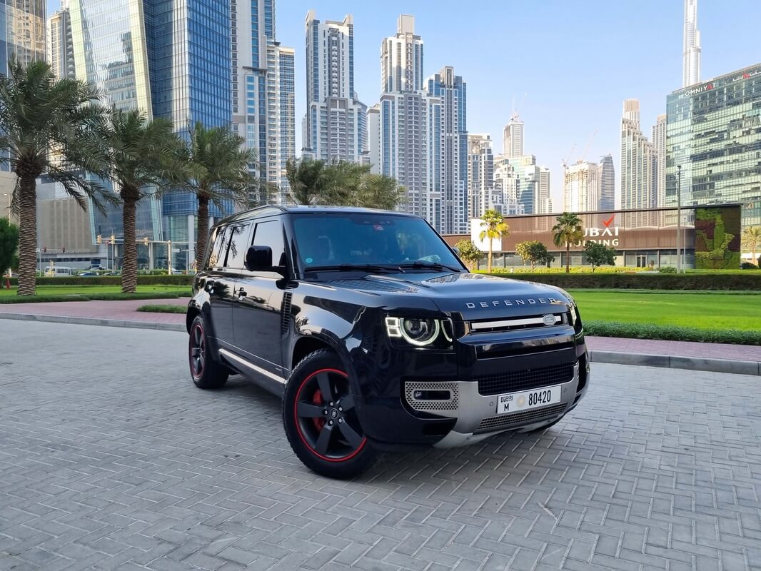 Rent Land Rover Defender V6 2023 in Dubai in Dubai | Afamia Car Rentals ...